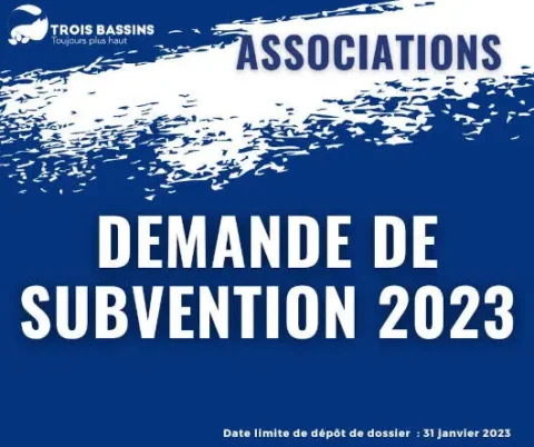 Demande de subvention 2023 - Ville de Trois-Bassins